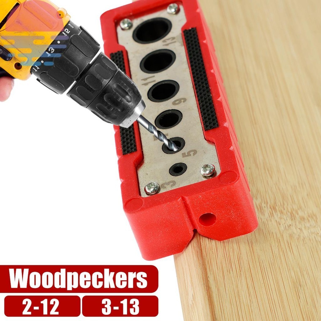Dowel Drill Guide Metal Drilling Hole Positioner 6 Hole Drill Bit ...