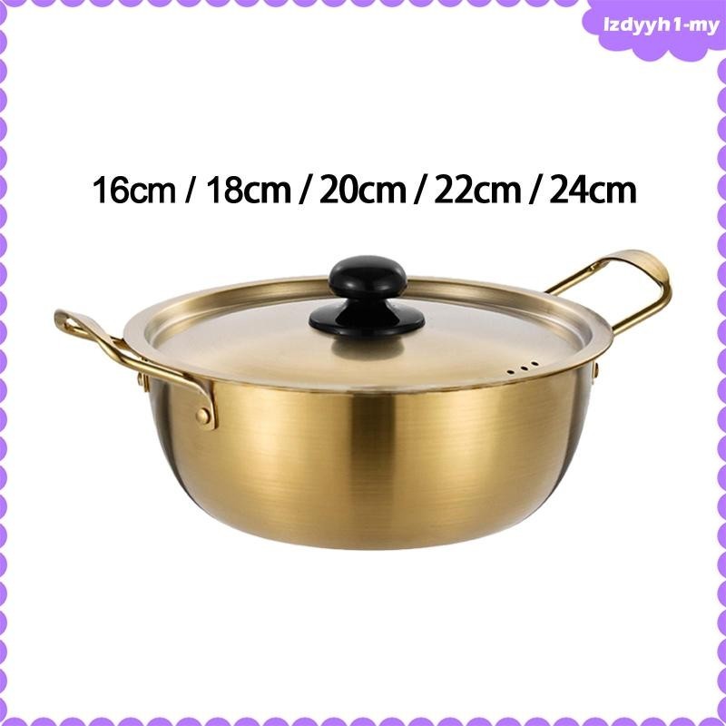[JoyDIY] Korean Ramen Cooking Pot with Cover Ramyun Cooker Pot Stockpot ...