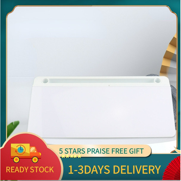 Edge Office Essentials Glass Whiteboard Pad Desktop Dry Erase Desk ...