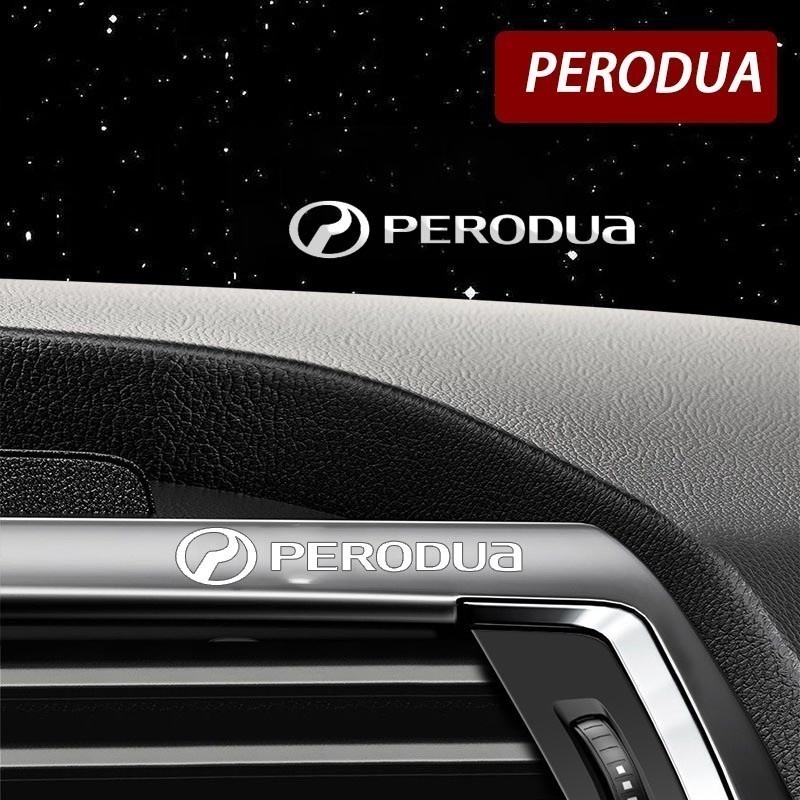 Perodua Logo 3D Exterior Metal Sticker Car Interior Decorative Sticker ...