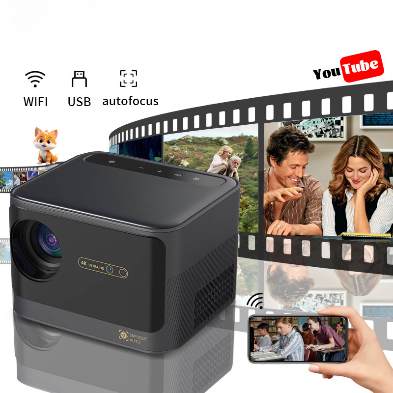 Full HD LCD Home Theater Auto Focus Keystone Correction 1080P Portable ...