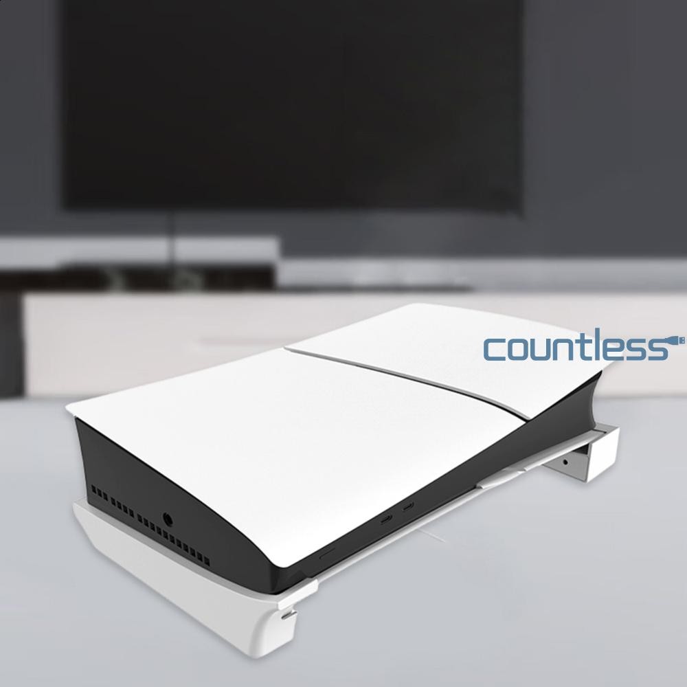 For PS5 Slim Horizontal Stand Console Stand Game Console Desk Stand ...