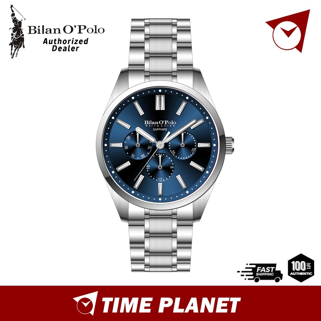 [Official Warranty] BilanO' Polo Collection PC-G6728S-2A Tachymeter ...