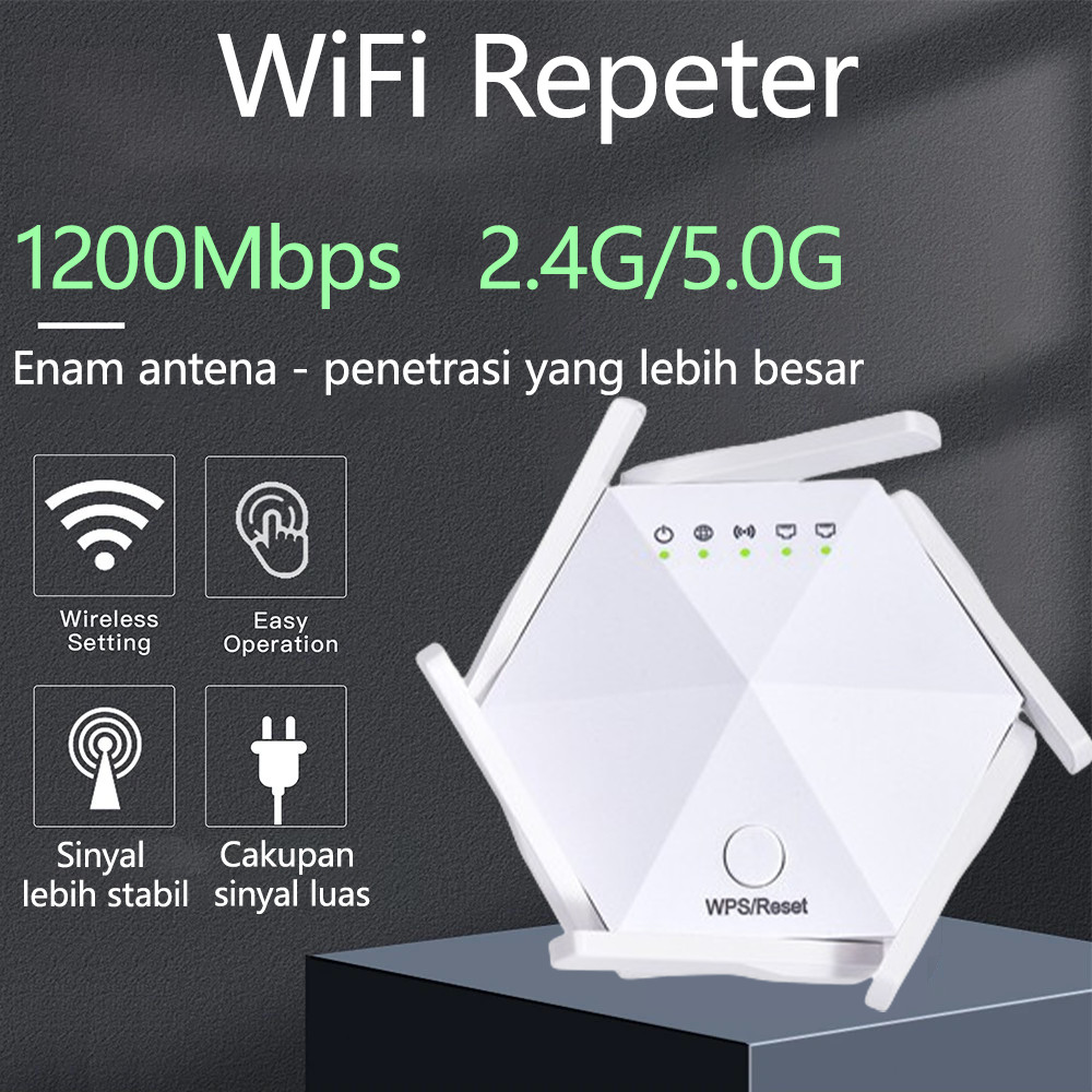6 Antenna Wifi signal booster Wifi signal booster dual band Wifi signal ...