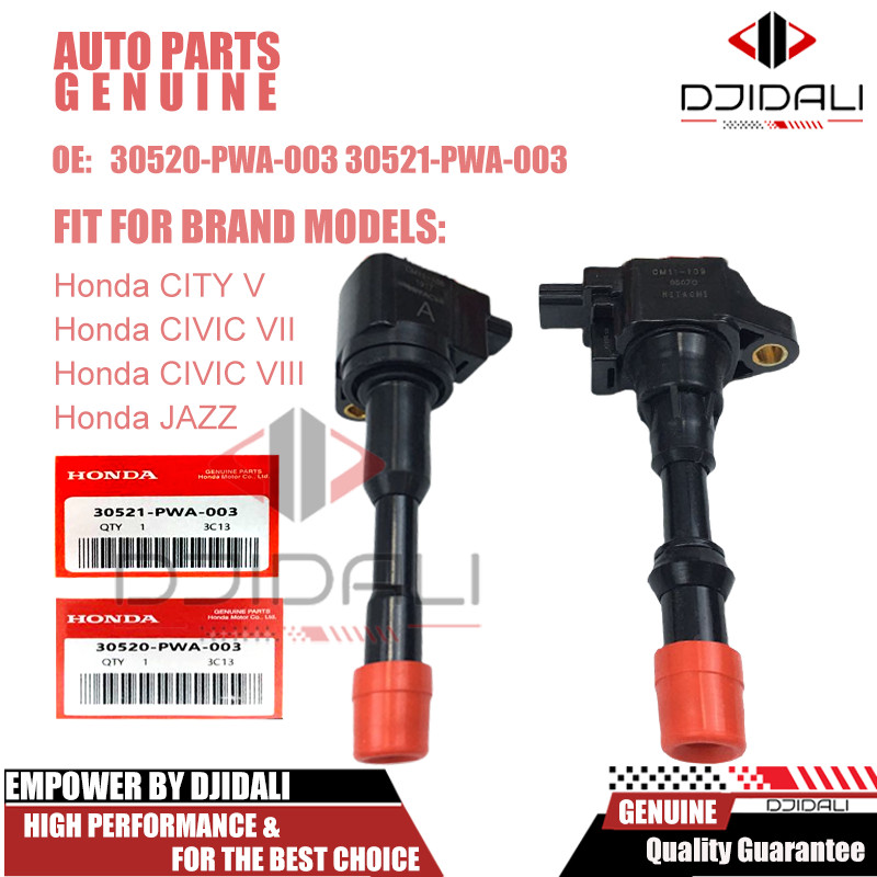 Honda City Ignition Plug Coil For Honda SEL IDSI VTEC 1.5 Jazz GD GE 01 ...