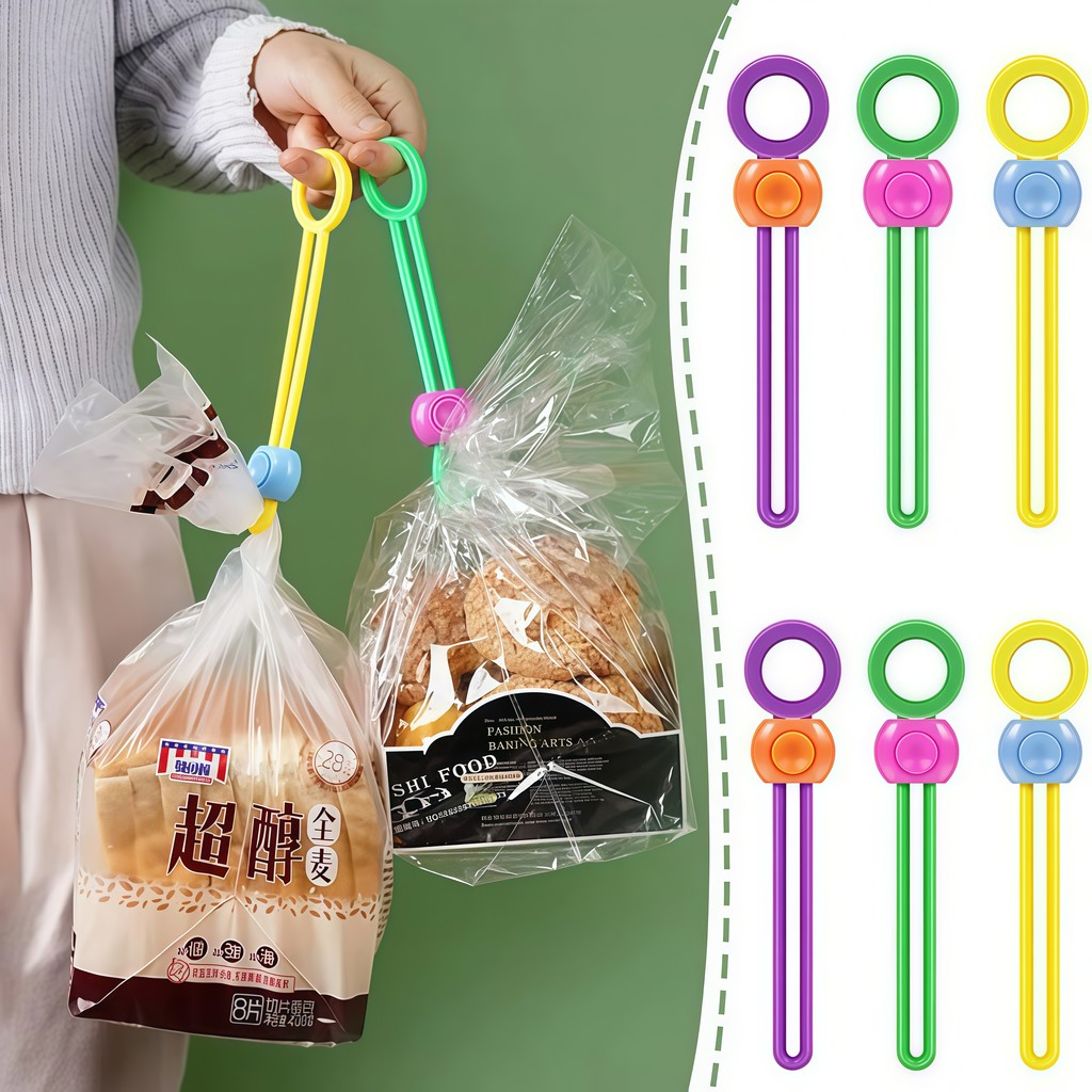 Silicone Food Bag Sealing Strap Freshness Sealing Clip Adjustable ...