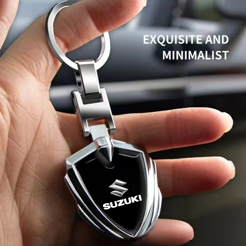 Car Styling 3D Metal Key Rings Car Logo Fashion Keychain For Suzuki ...