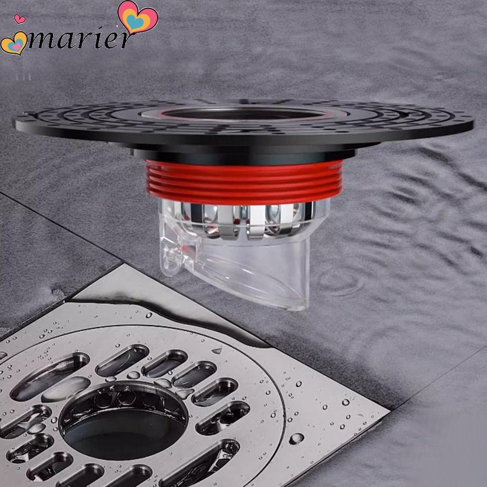 MARIER Shower Floor Drain Core, Dectable Backflow Preventer Sink Strainer, Anti Blocking With ...
