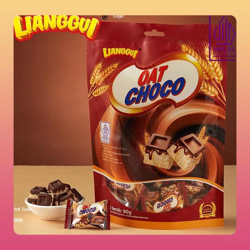 PUTIH [Unique Viral Halal food]Halal Lianggui Oat CHOCO Oatmeal ...