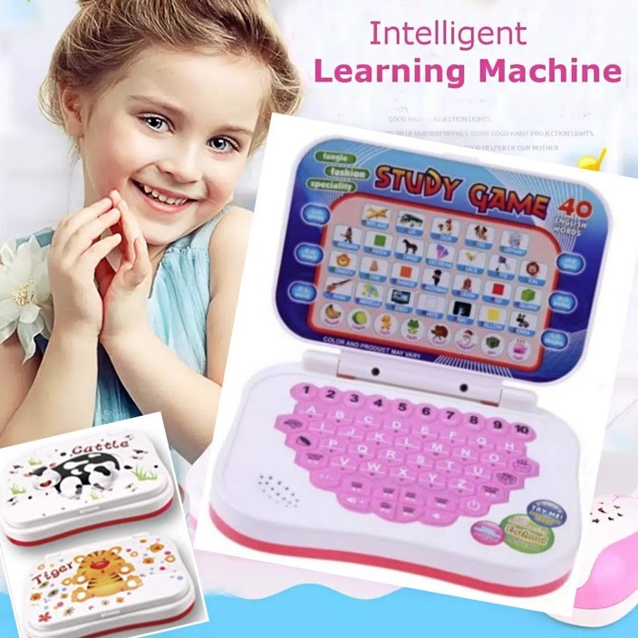 Mainan Baby Computer Musical Phone Toys Music Sounds Lights Leptop ...
