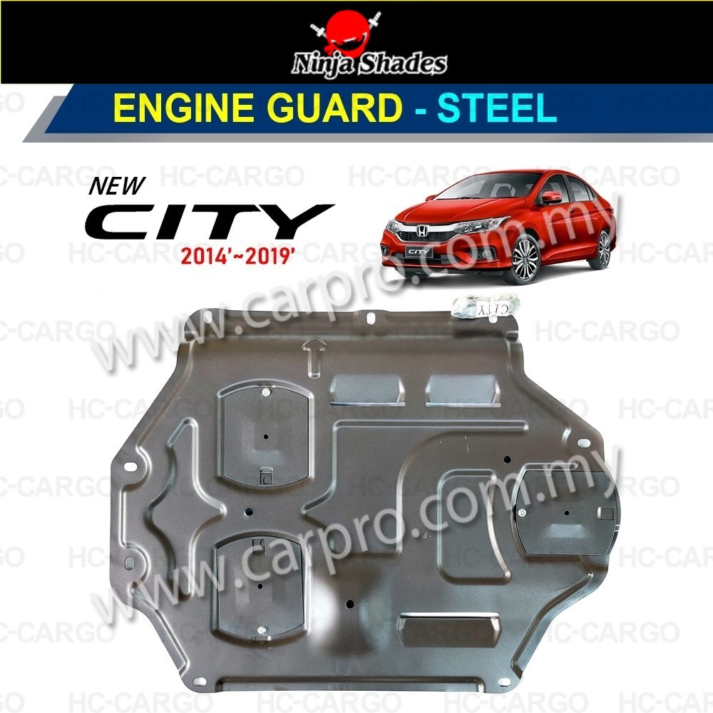 Honda City 2014 - 2019 Metal Steel Shield Engine Under Lower Cover ...