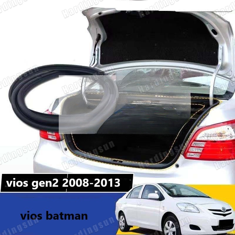 Rear Door Weatherstrip Tailgate Rubber for toyota vios gen2 2008 2009 ...