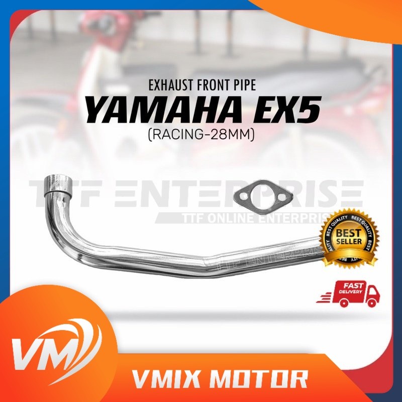 HONDA EX5 RACING EXHAUST FRONT PIPE (RACING-28MM) | Shopee Malaysia
