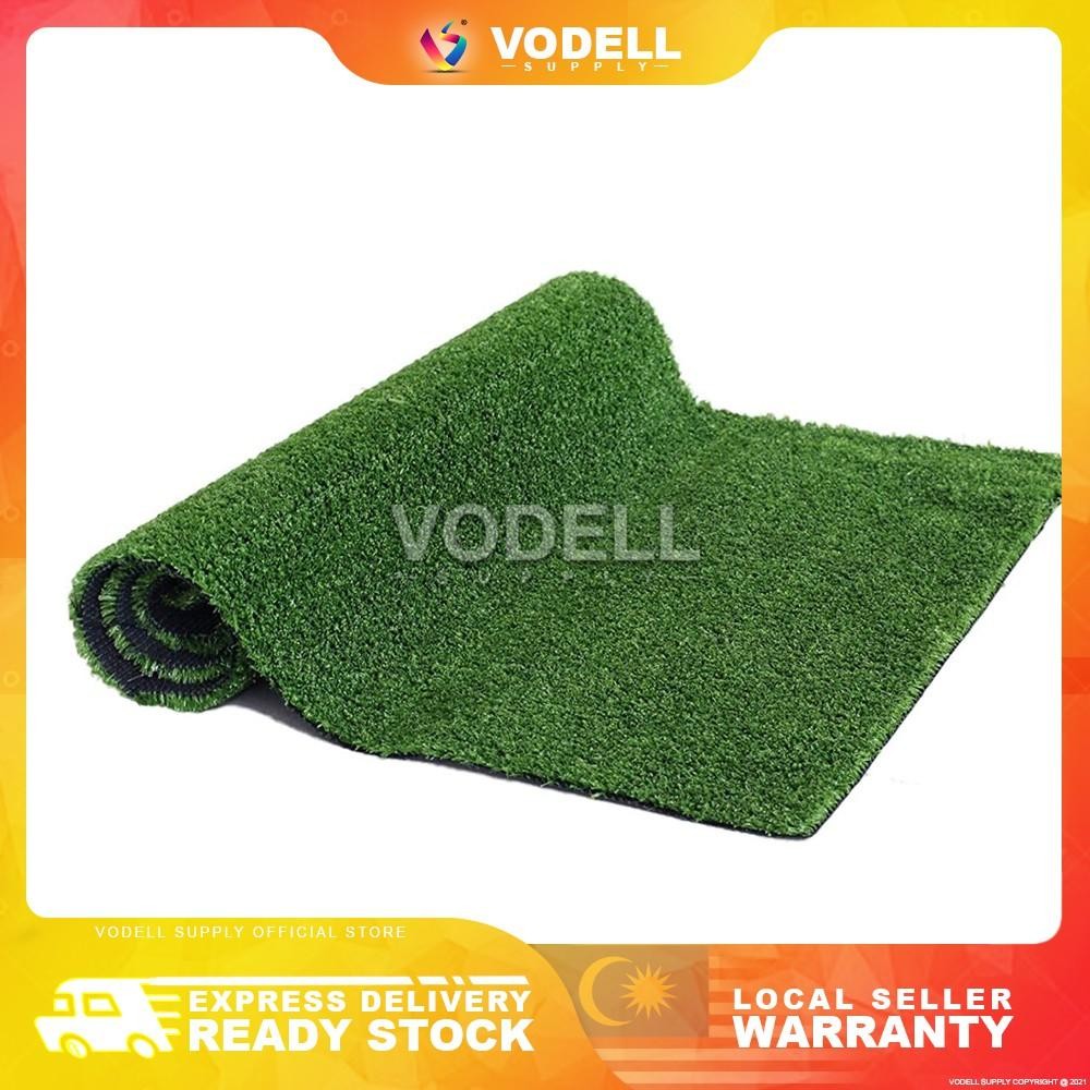 【1M Lebar x 1M Panjang】VODELL 10MM / 15MM Artificial Grass 2UV Natural Green Rumput Karpet ...