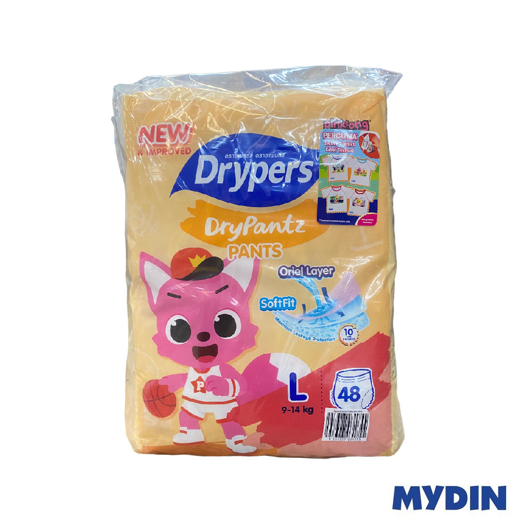 Drypers Drypantz Twin Pack (L48 x 2 packs) | Shopee Malaysia