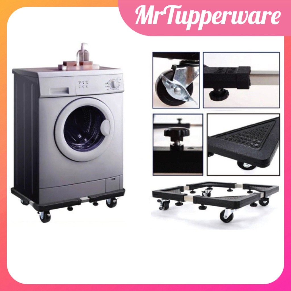 (SUPPORT UP TO 138KG) TPW Washing Machine Trolley Refrigerator Trolley ...