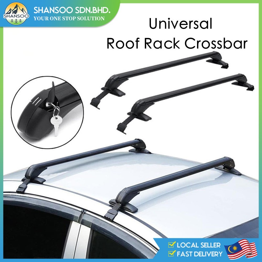 Universal Sedan Roof Rack Crossbar Aluminium Adjustable Roof Rail ...
