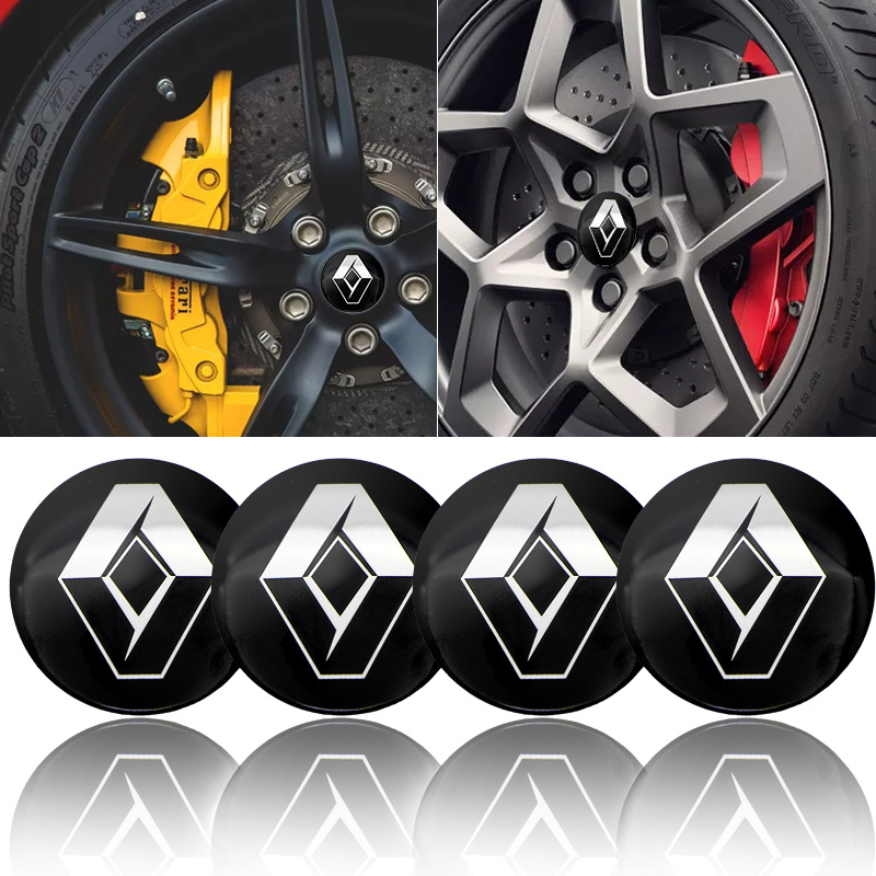 4Pcs 56mm Car Wheel Center Hub Cap Badge Emblem Decal Wheel Sticker For ...