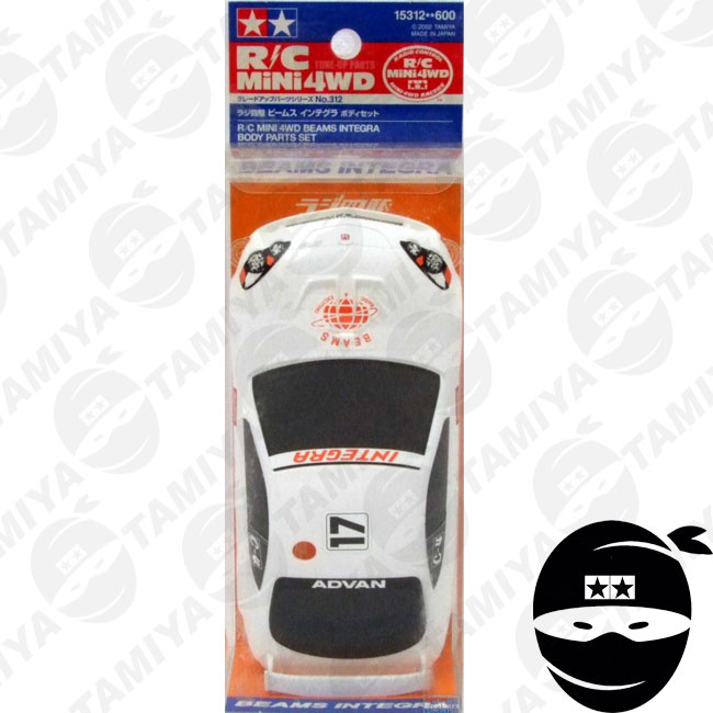 Tamiya mini 4wd 15312 RC Series Honda Beams Integra Body parts Set Body ...