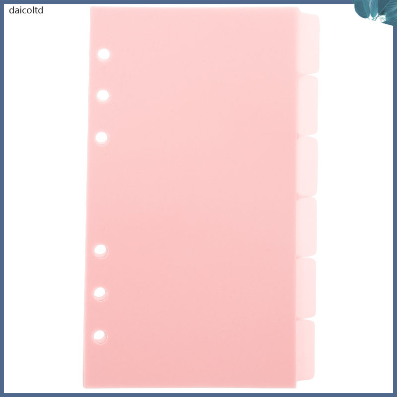 Binder with Tab 6 Dividers Page Paper Index Separator for daicoltd ...