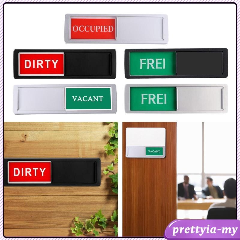 [PrettyiaMY] Notice Sign Adhesive Office Door Slider Sign for Office ...
