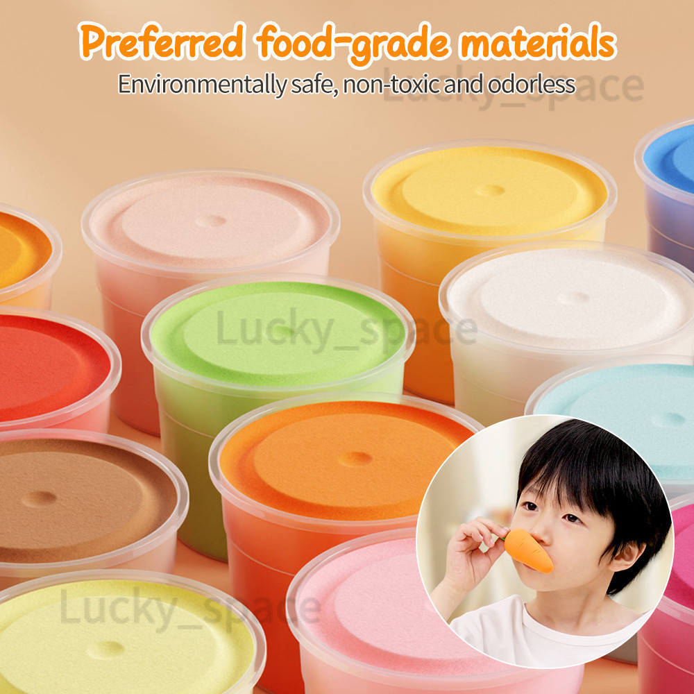 12/24/36 Colors Super Light Clay Set With Tools For Kids Non-Toxic DIY ...