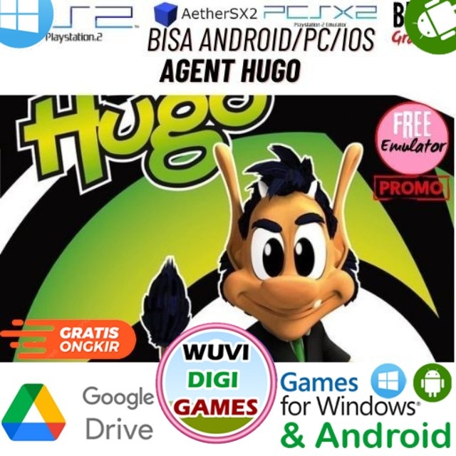 Selling Agent Hugo PS2 Games | Can be used on PC / Android / IOS Plus ...