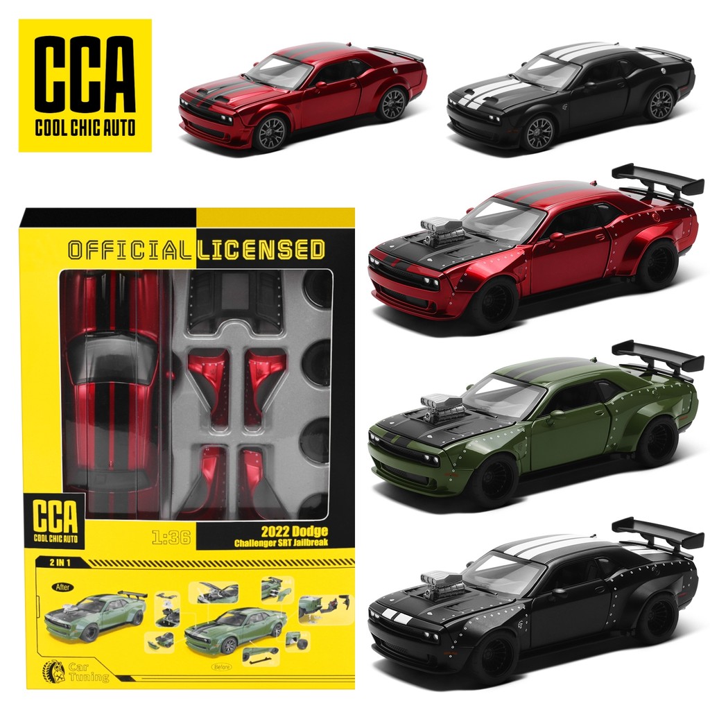 CCA 1:36 Dodge Challenger SRT JAILBREAK Assembled Modified Version ...