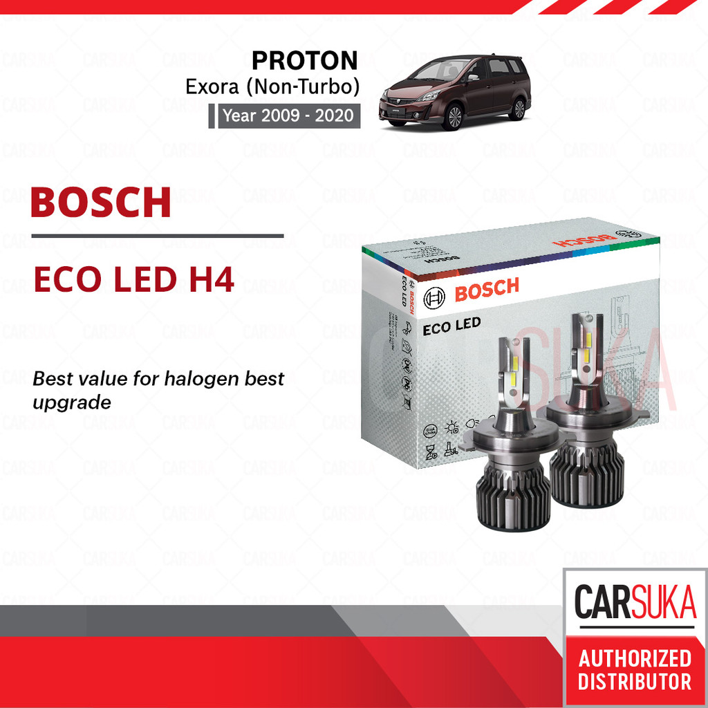 BOSCH ECO LED H4 Halogen Headlight Retrofit Bulb for Proton Exora (NON ...