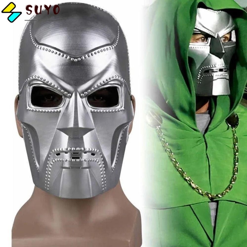 SUYO Doctor Doom , Skull Green Cloak Doctor Doom Cosplay, Grim Robot ...