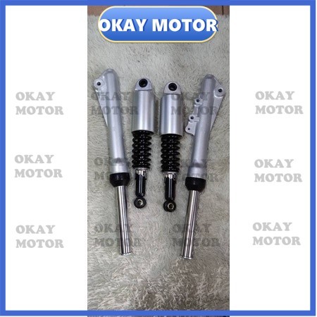 2 in 1 HEAVY DUTY FRONT FORK set rear ABSORBER MODENAS KRISS-2 kriss2 ...