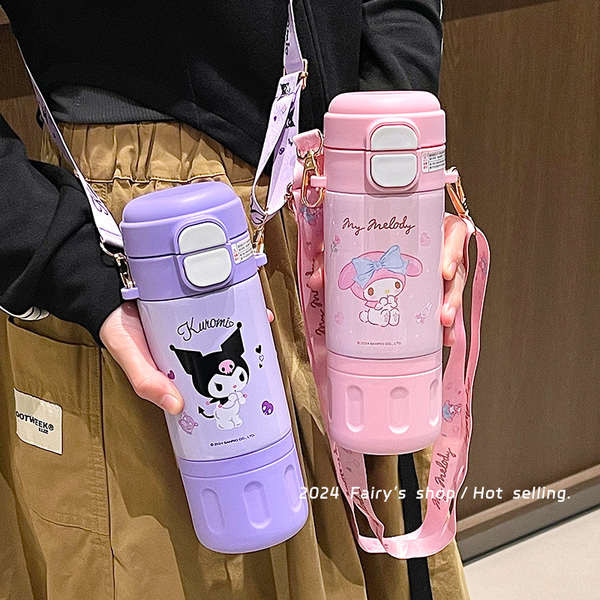 botol air tahan sejuk kuromi tumbler tahan sejuk botol air tahan sejuk Piala Termos Sanrio ...