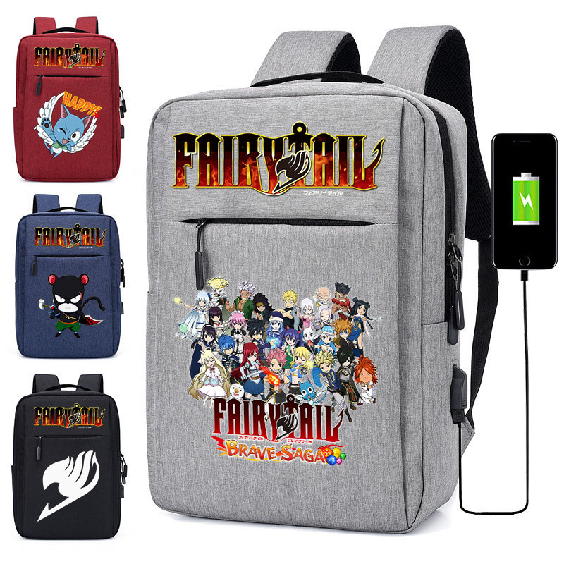 Anime Fairy Tail Backpack for Women Laptop Bagpack for Men Anime ...