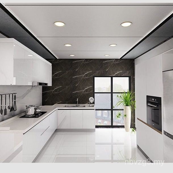 Panel Sarang Lebah Aluminium Siling Dapur Bilik Mandi Papan Gypsum ...