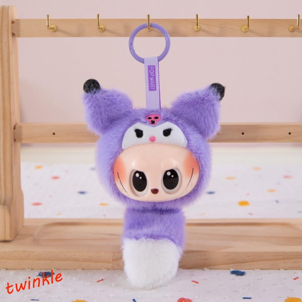 TWINKLE1 Plush Labubu Tail Pendant, Stitch Capybara Tail Labubu Doll ...