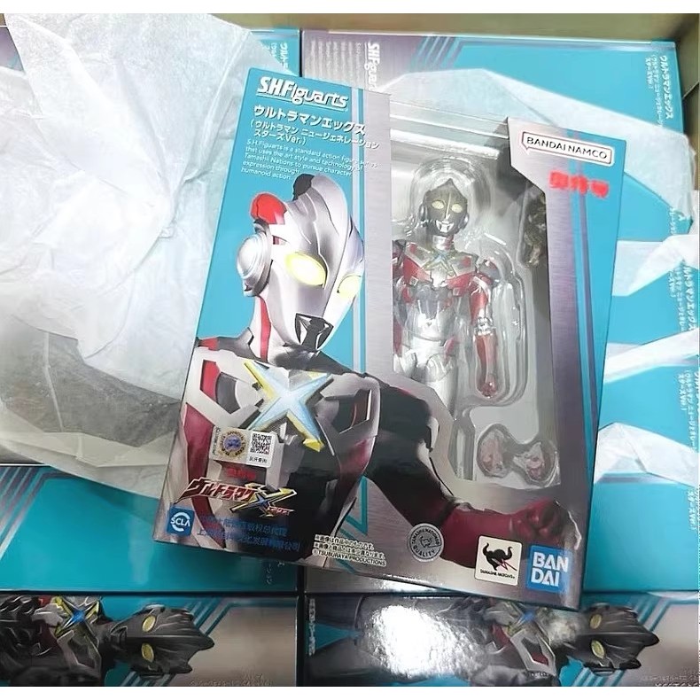 Bandai SHF Ultraman X Basic Form New Generation Star X Action Figure ...