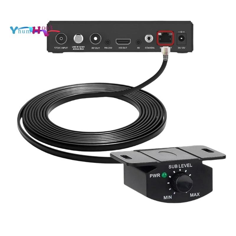 Car Amplifier Volume Control Cable with Stereo Bass Knob Dashboard ...