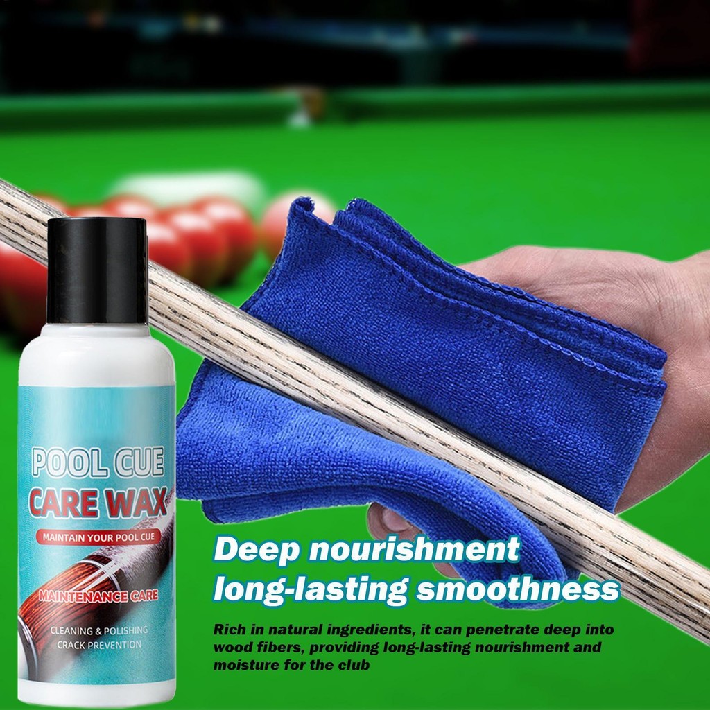 Pool Cue Shaft Wax Polishing Brightening Shaft Wax Natural 100ml Cue ...