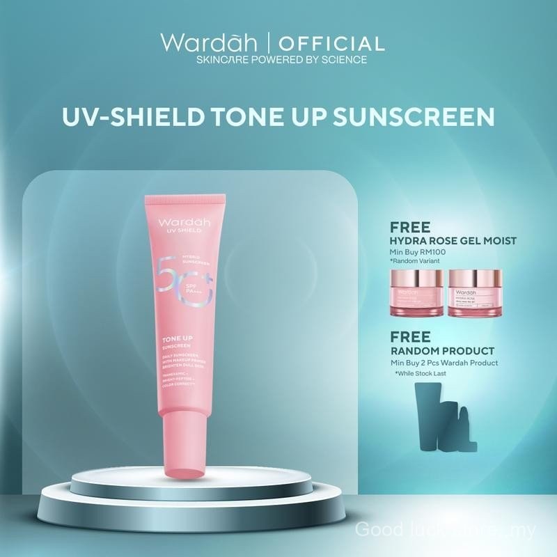 Wardah UV Shield Tone Up Sunscreen SPF 50+ PA+++ 30 ml - For All Skin ...