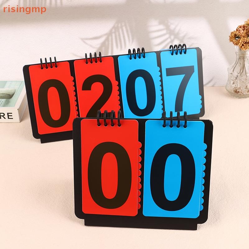 [risingmp] Sports Scoreboard Manual Score Flip Cards Score Counter For ...