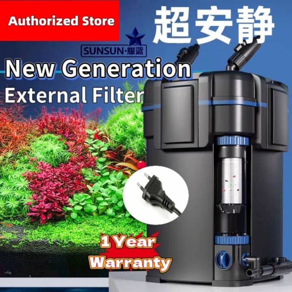 [Original] SUNSUN Canister External Filter /UV with Aquarium Pump YWY ...