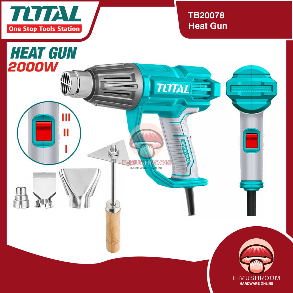 Total TB2006 Heat Gun TB200365 TB20045 TB20078 Heat Gun 2000W | Shopee ...