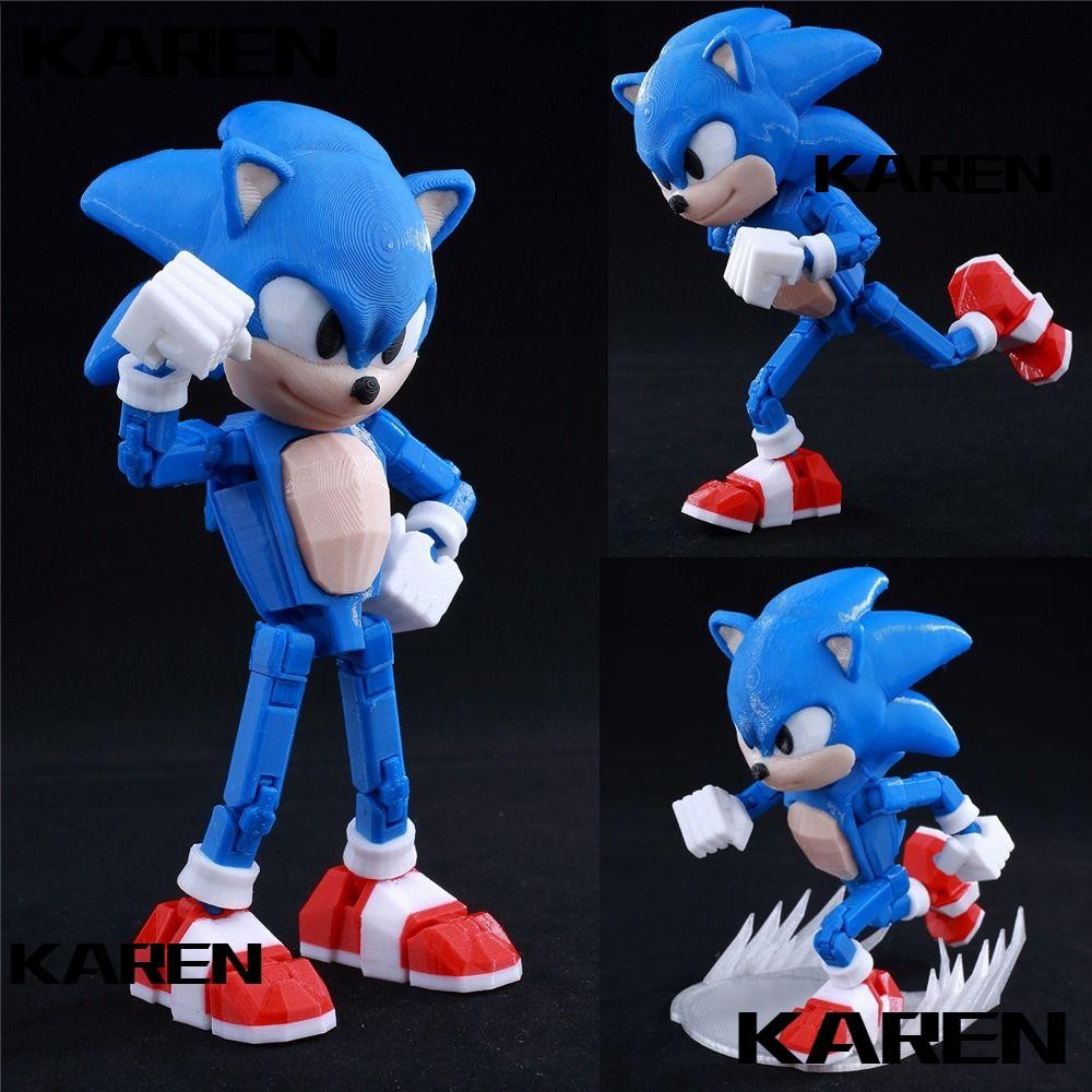 KAREN1 Sonic The Hedgehog Figures, Dummy13 Multi-Jointed Shapeshift ...