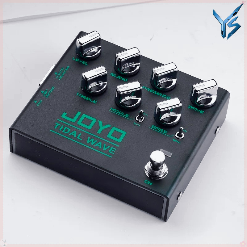 TIDAL WAVE by JOYO R-30: Bass Preamp Guitar Effect Pedal with 3-Band EQ ...
