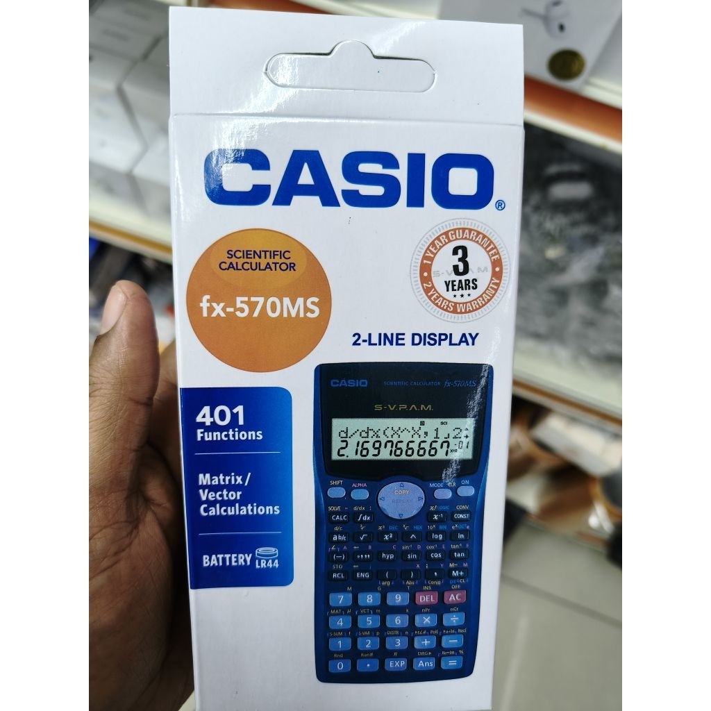 💥READY STOCK💥Casio fx-570MS scientific calculator with 1 years warranty ...