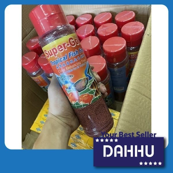 Super Gold Tropical Fish Food Floating Pellets 260g/280g 高级鱼料/鱼粮 ...