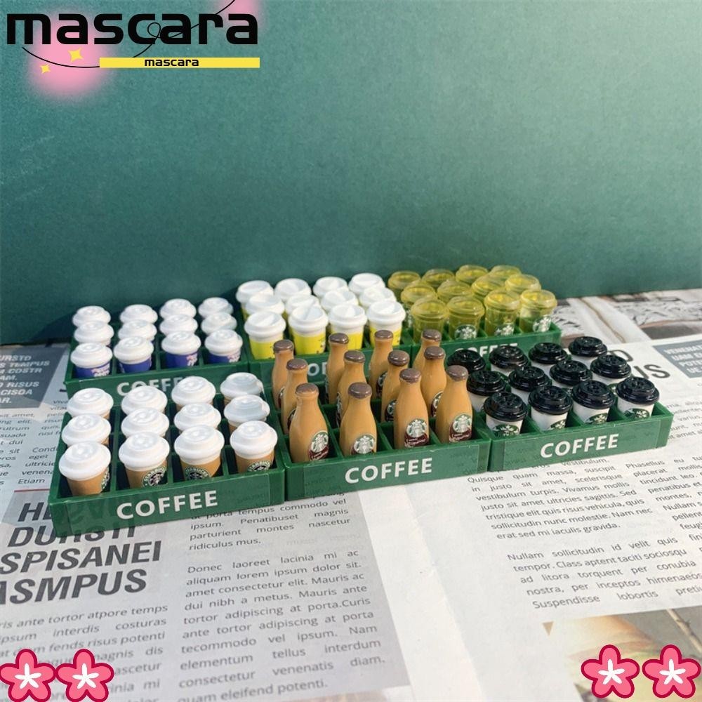 JONY1 13-piece Set Dollhouse Simulation Coffee Beverage, (12 Coffee ...