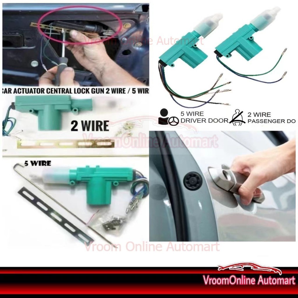 Car Central Lock 12V Central Locking System Actuator Door Gun Actuator ...