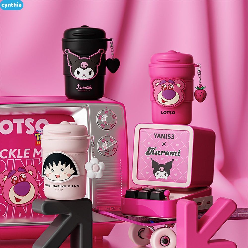 Sanrio Cartoon Thermos Cup Cute Kuromi Lotso Chibi Maruko Vacuum Cup ...