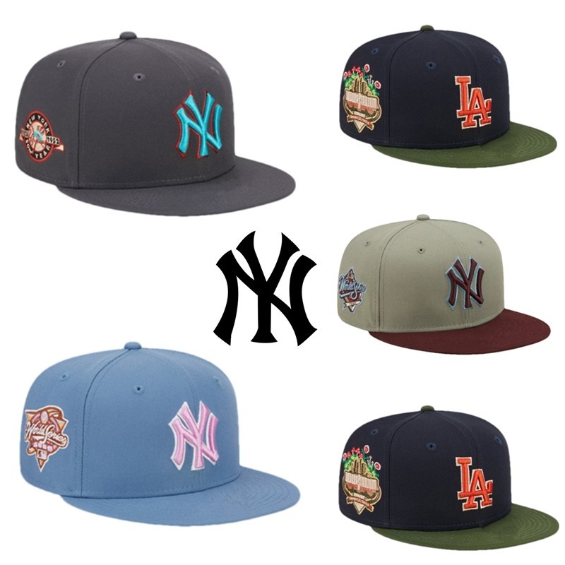 New Era Four Seasons New MLB Baseball Cap Flat Brimmed HardTop Retro ...